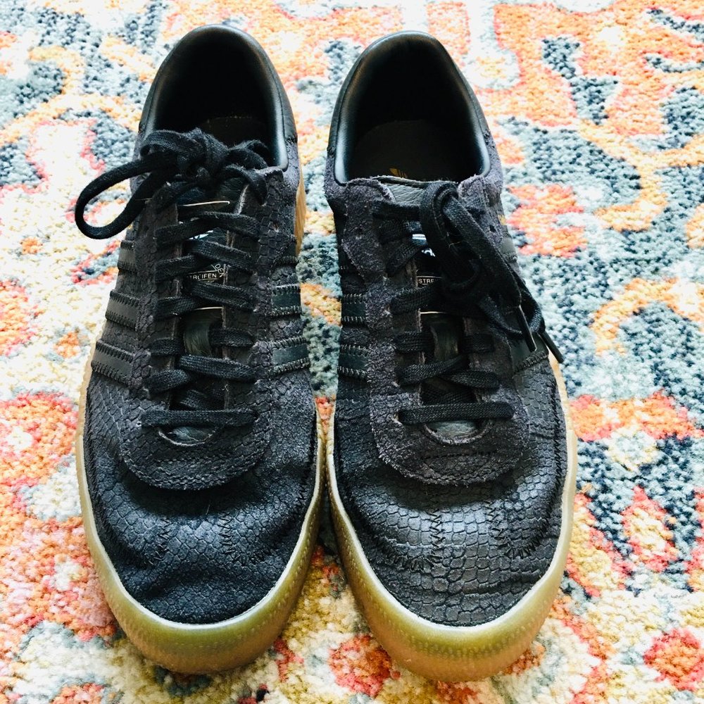 Adidas Samba Rose Black Snake Texture Nubuck Leather … - Gem